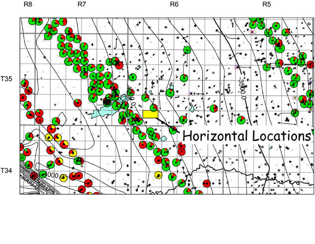 Gilby Cardium Prospect Map