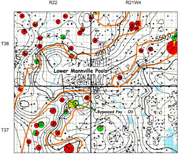 Mikwan (Nevis) Lower Mannville Prospect Map