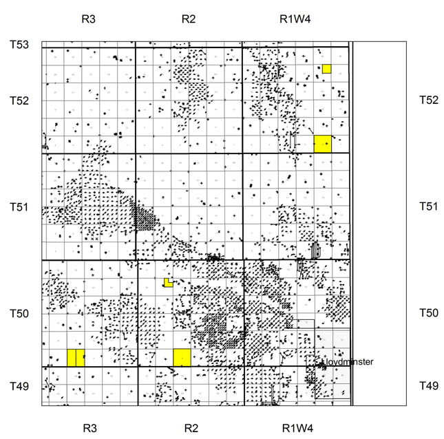Lloydminster Land Map