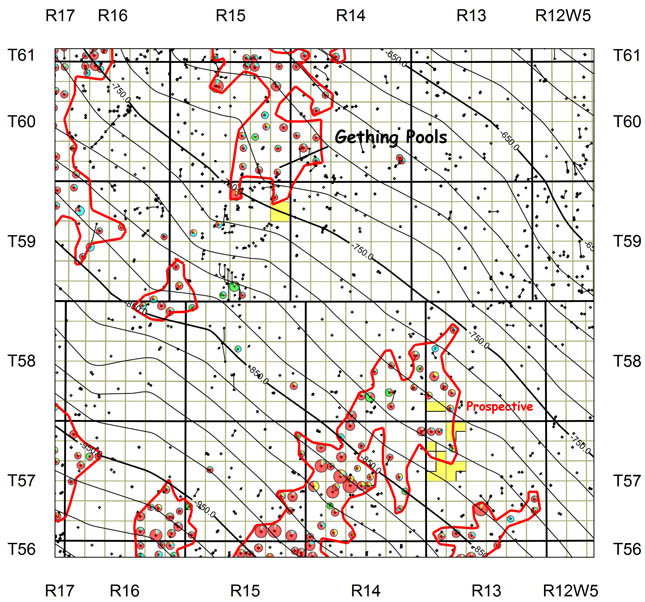 Windfall Gething Prospect Map
