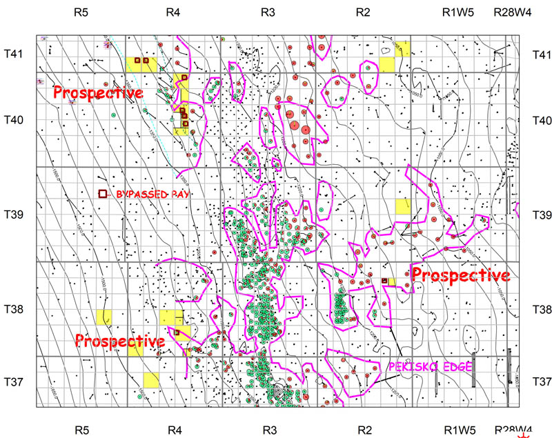 Gilby Pekisko Prospect Map