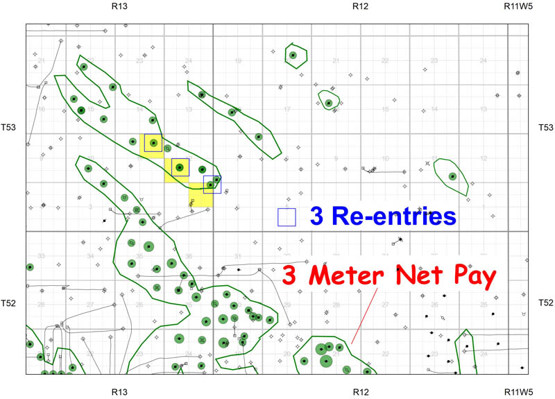 Niton Cardium Prospect Map