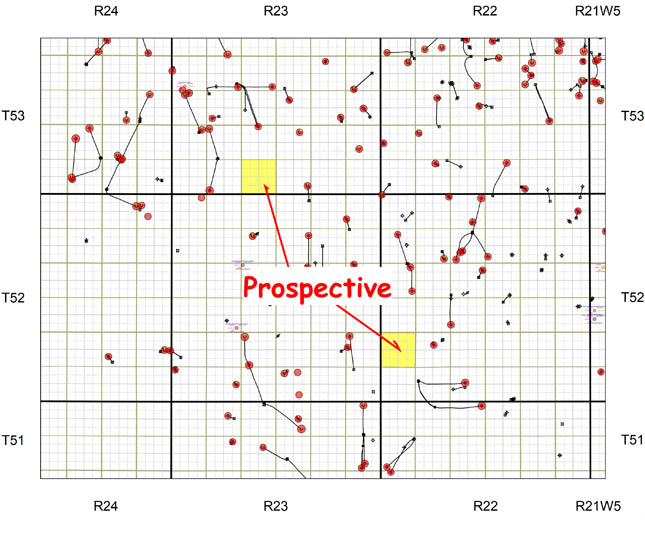 Obed Mannville Prospect Map
